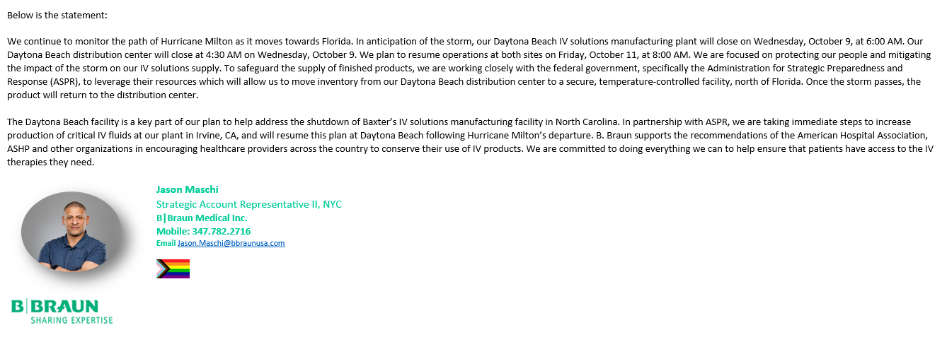 Supplier Relations: Supplier Updates